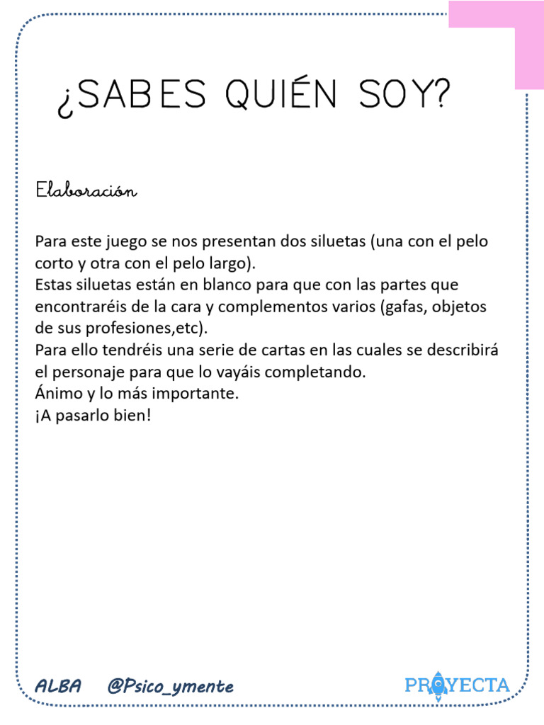 Sabes Quién Soy? | PDF