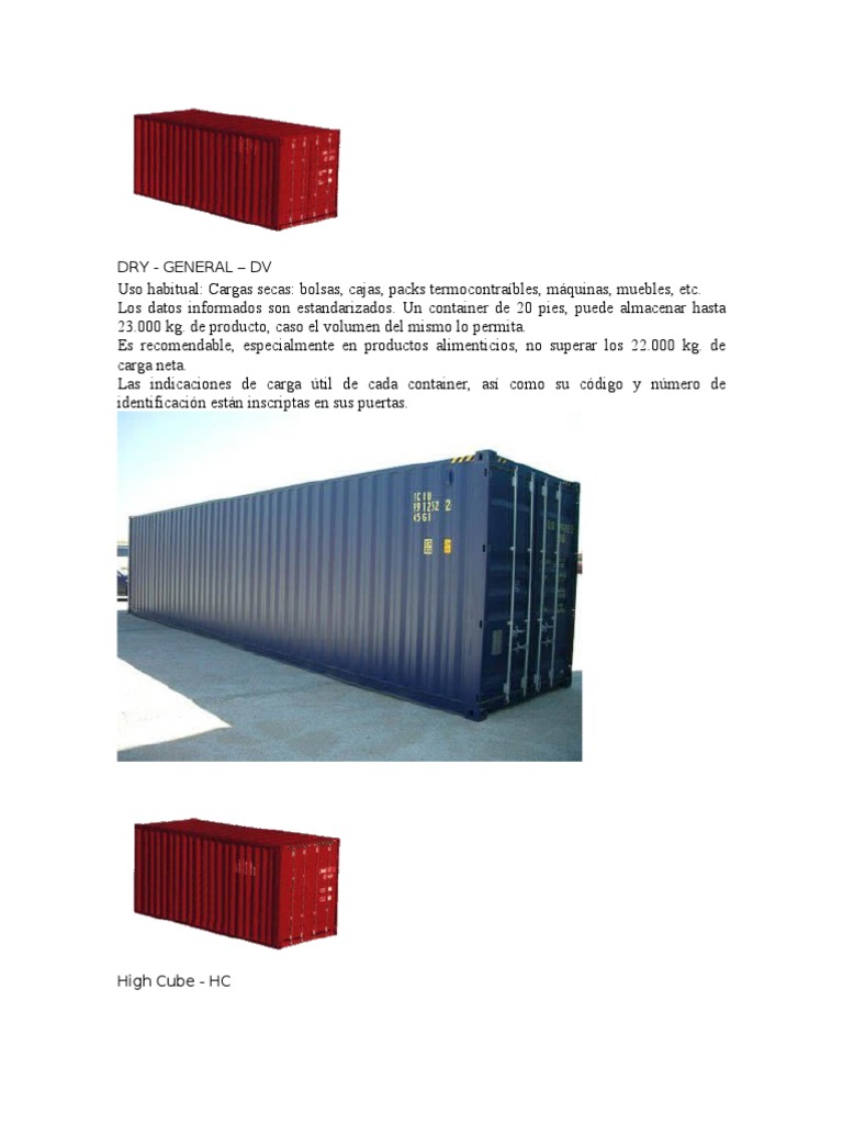 Tipos de Contenedores | PDF