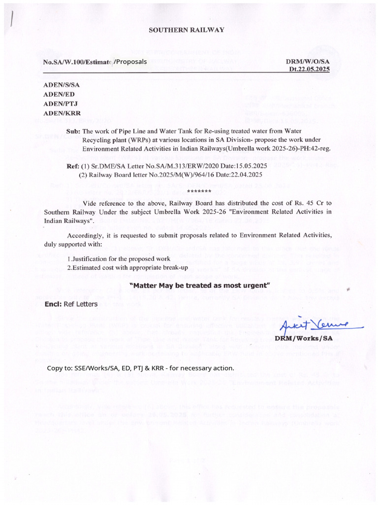 Letter To ADENs For PH-42 - ERW Proposals | PDF