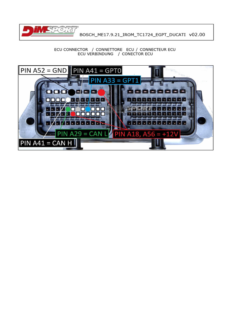 Bosch Me17.9.21 Irom Tc1724 Ducati | PDF