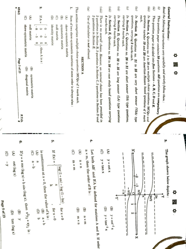 Set 2 | PDF | Matrix (Mathematics) | Mathematical Analysis
