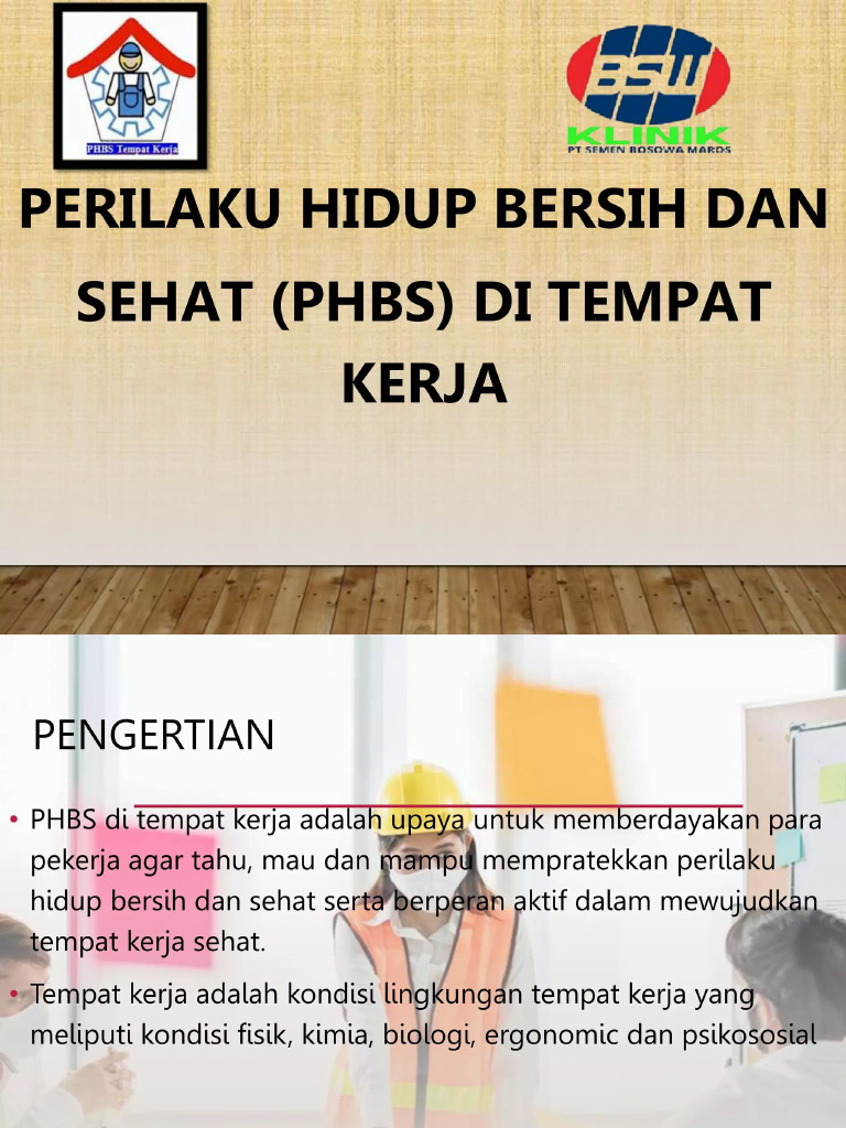 Edukasi Phbs Di Tempat Kerja PDF | PDF