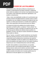 El Poder de Las Palabras | PDF