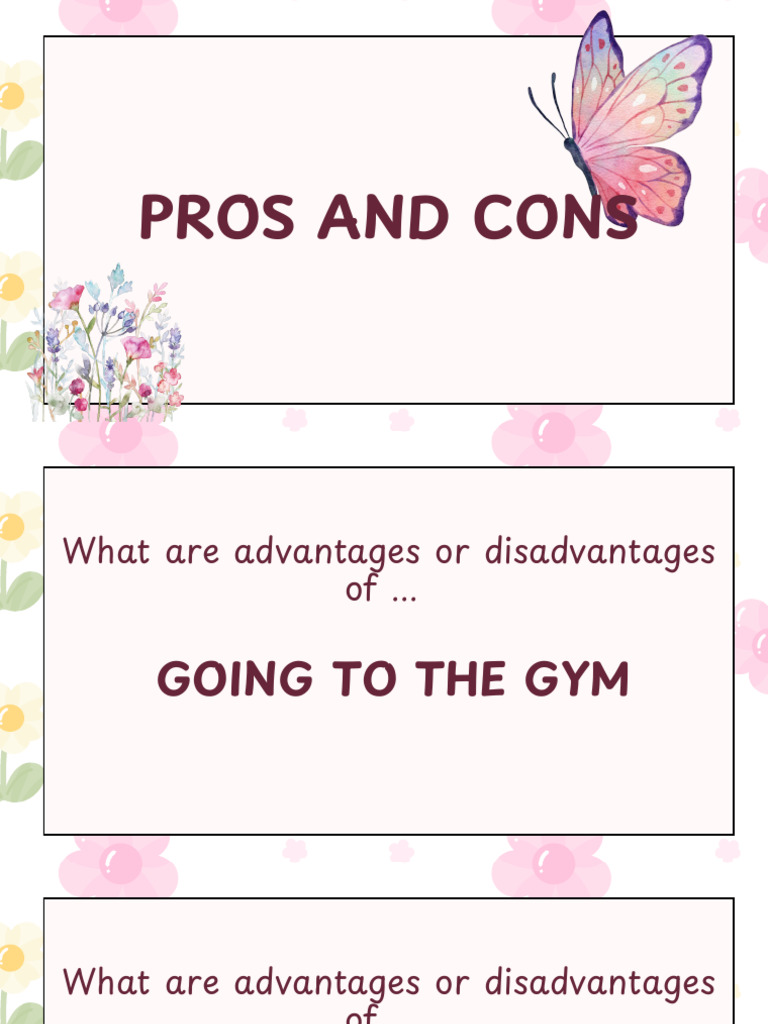 Pros and Cons | PDF