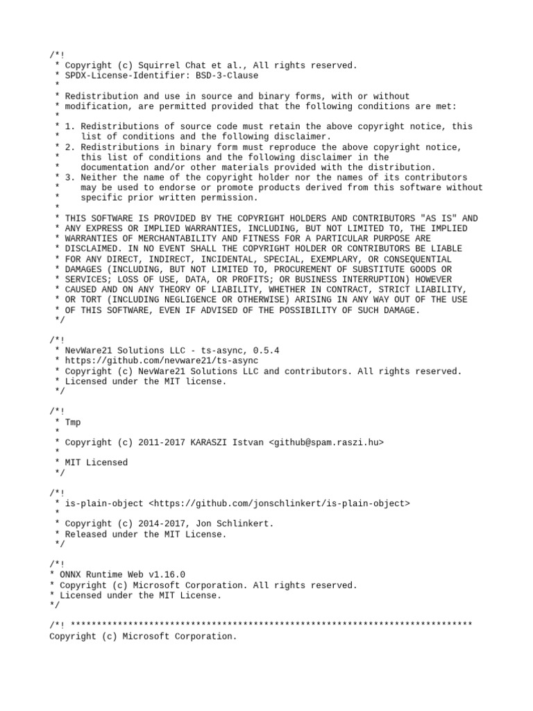 Vendor Bundle Js LICENSE | PDF | Civil Law (Legal System) | Common Law