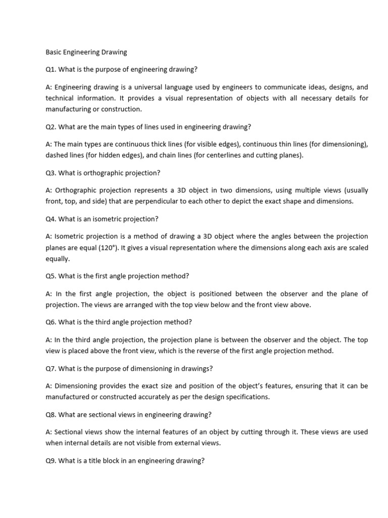 Intro, Scale, Point and Line 2 Marks Question | PDF | Drawing | Geometry