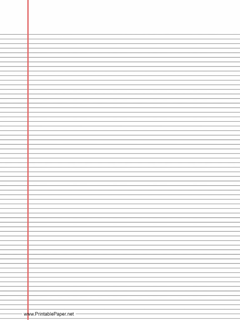 Lined Paper 4mm | PDF