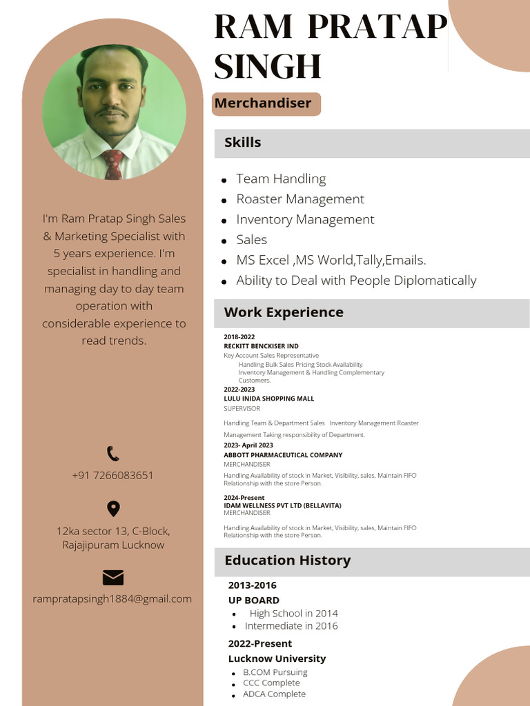 Ram Pratap Singh Bellavita M. | PDF | Marketing | Business Process
