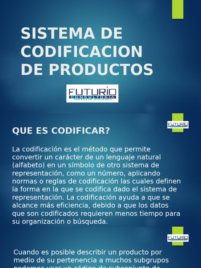 Sistema de Codificación de Productos | PDF | Codificación de caracteres ...