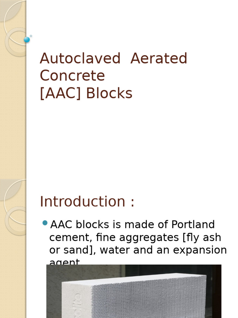 AAC Blocks | PDF