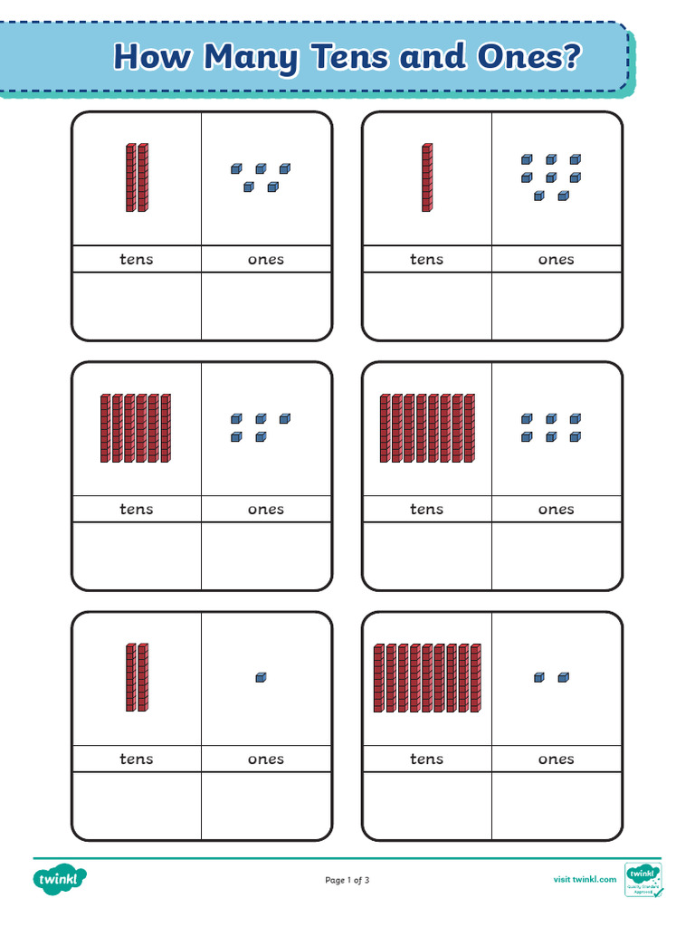 Tens and Ones | PDF