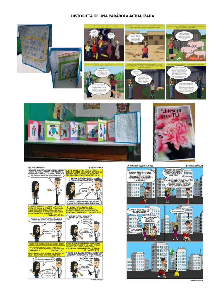 Modelo de Presentar Una Historieta | PDF