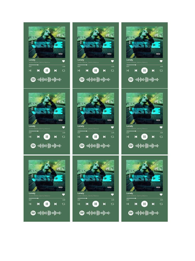 Spotify Card | PDF