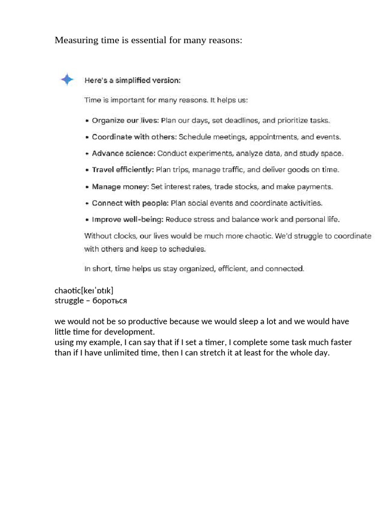 Measuring Time Is Essential For Many Reasons | PDF