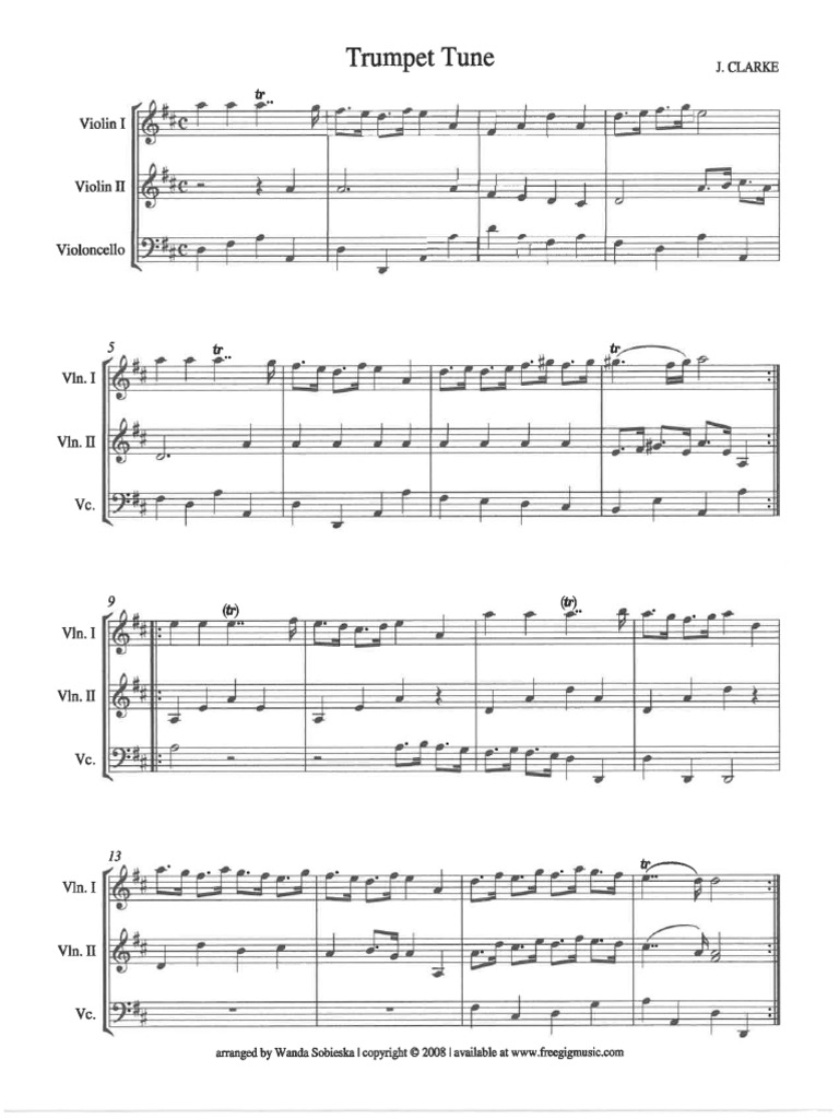 Trumpet Tune | PDF