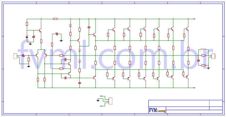 Schematic - Amplificador de Audio de 600W RMS + PCI | PDF