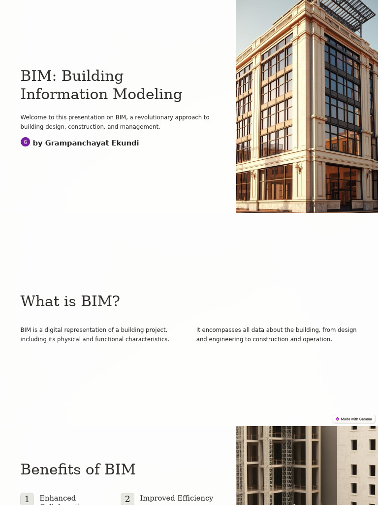 BIM Building Information Modeling | PDF | Building Information Modeling | Information Technology