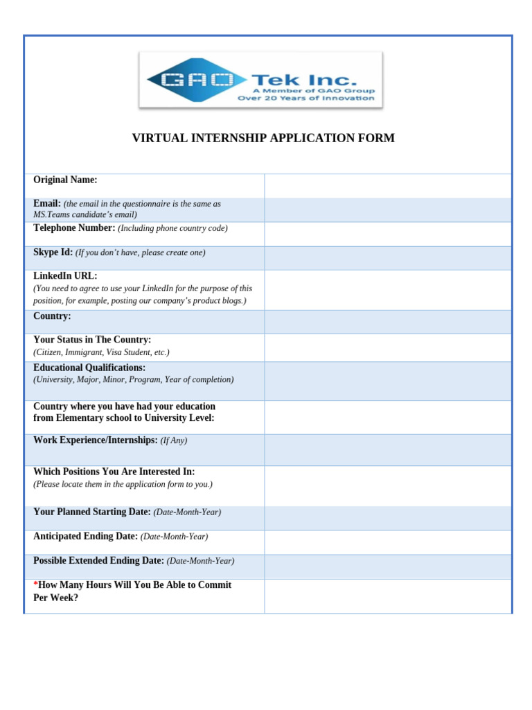 Virtual Questionnaire | PDF