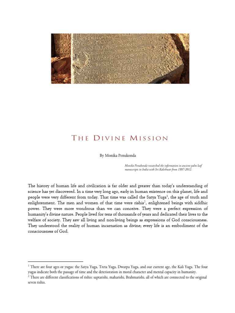 Ancient Knowledge of Divine Enlightenment | PDF | Vedas | Ramakrishna