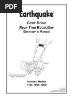 Rotary Tiller Operation & Parts Manual | PDF | Tractor | Transmission ...