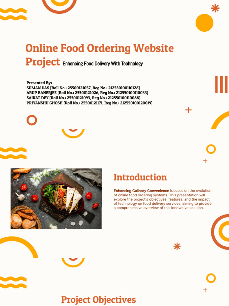 Enhancing Online Food Ordering Experience | PDF | Target Audience ...
