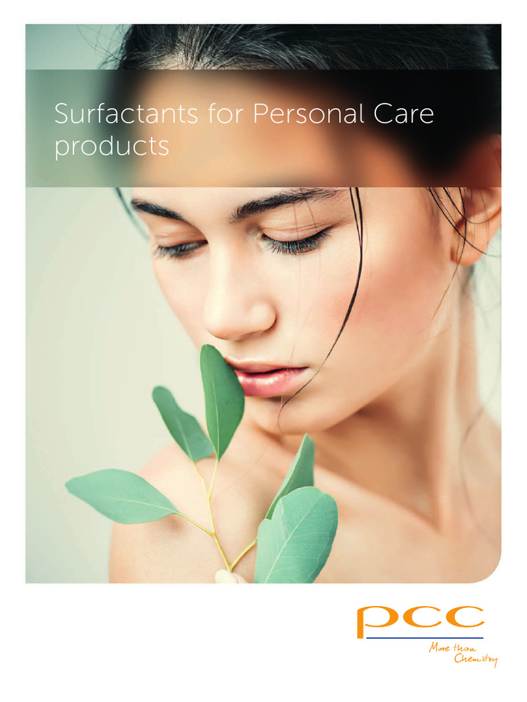 PCC Group Brochure Personal Care en | PDF | Surfactant | Shampoo