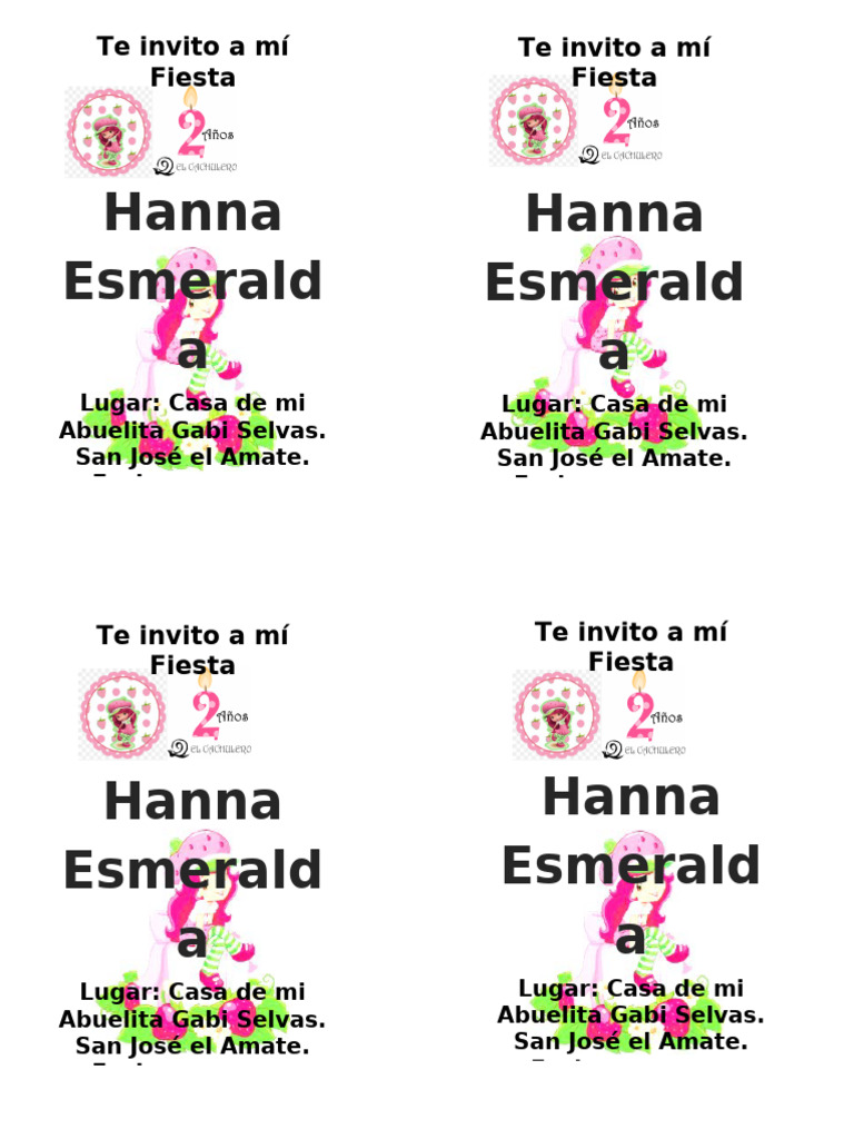 Invitacion Turquesa | PDF