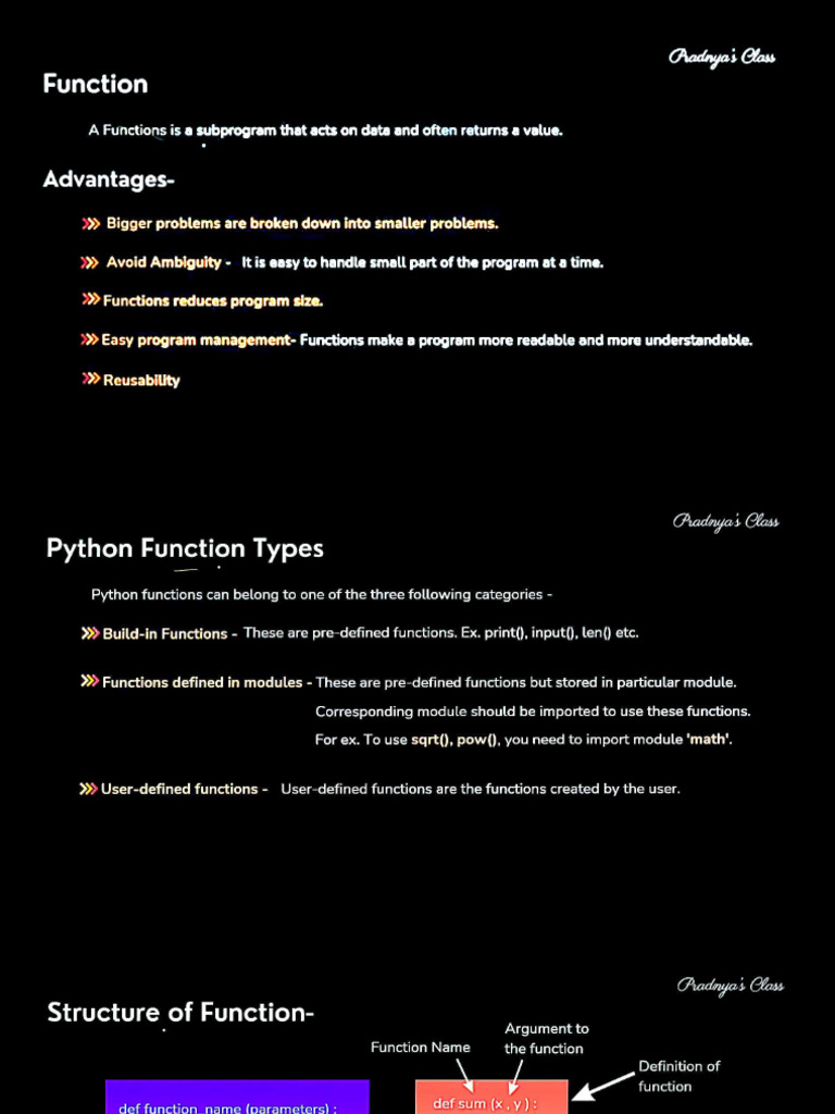 Working With Functions | PDF