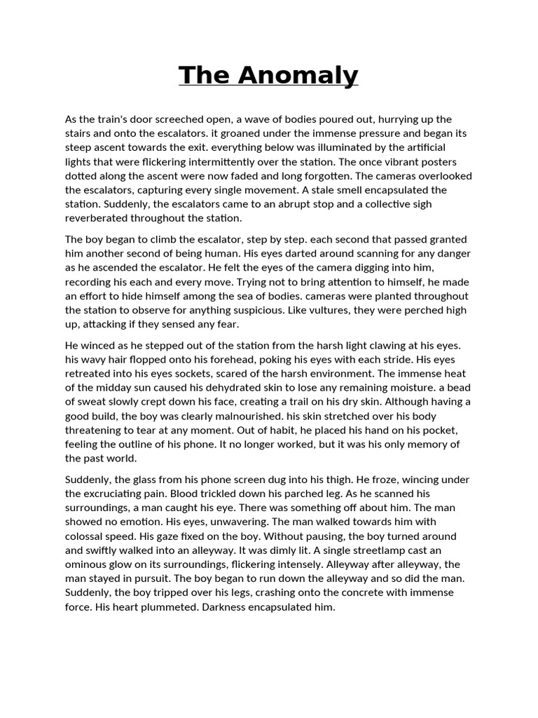 The Remaining - Short Narrative | PDF