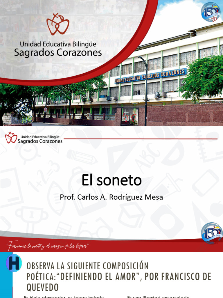 Presentación Sobre El Soneto | PDF | Sonetos | Literatura española
