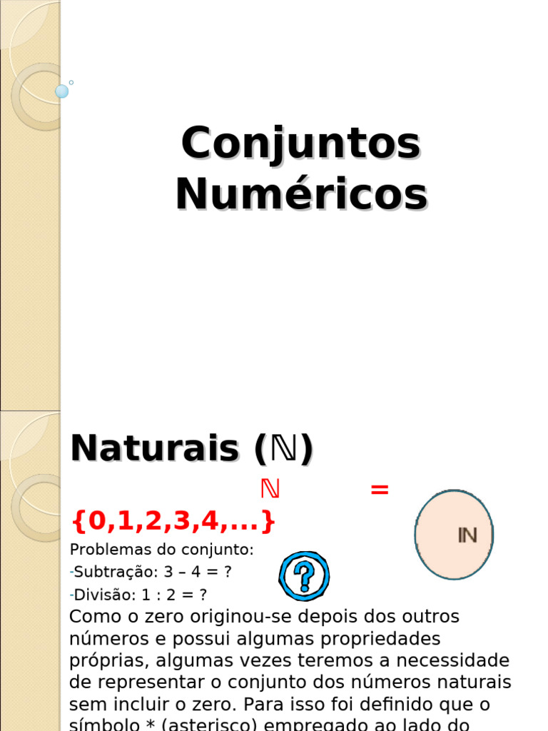 Aula 14 - Conjuntos Numéricos e Intervalos | PDF | Número racional ...