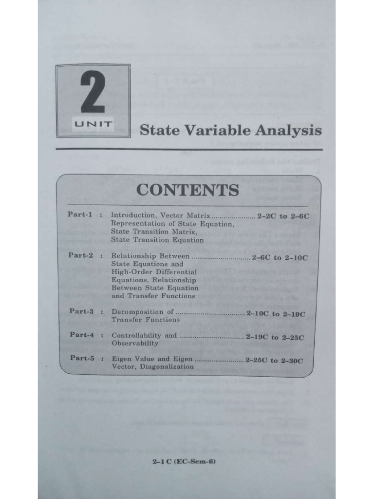 Control System Unit 2 Quantum - Compressed | PDF