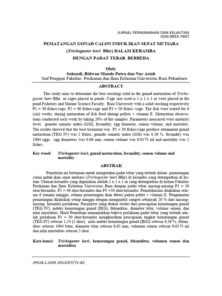 Pemisahan ika sepat siam | PDF