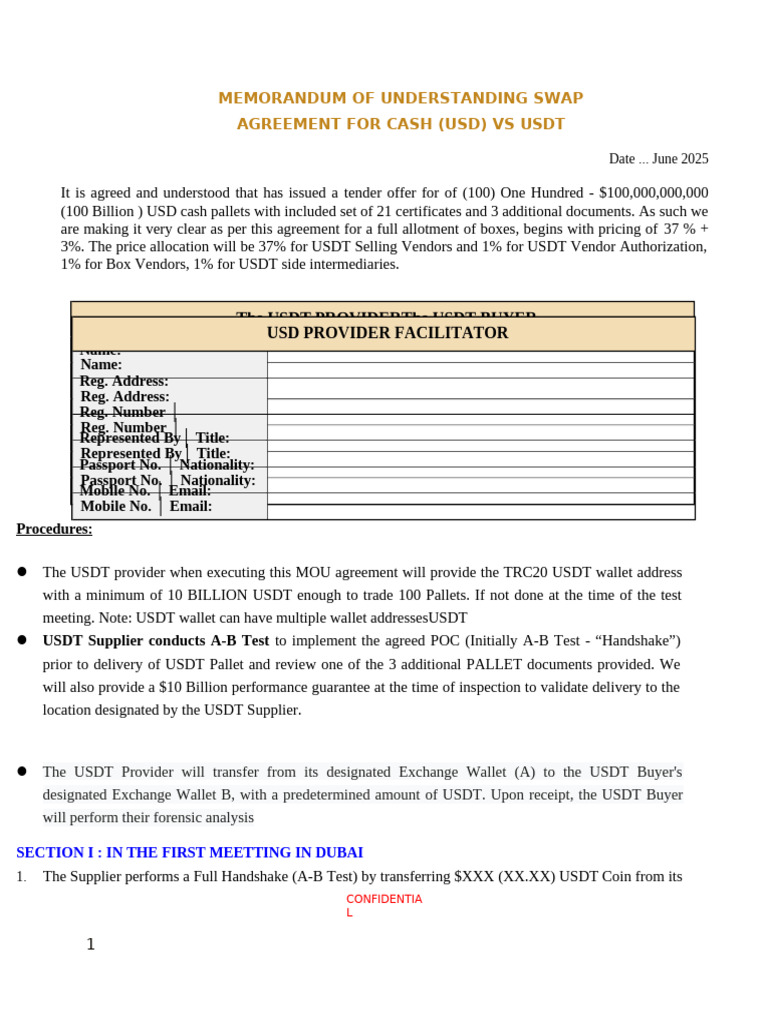 Swap Usd - Usdt .Dubai | PDF | Breach Of Contract | Arbitration
