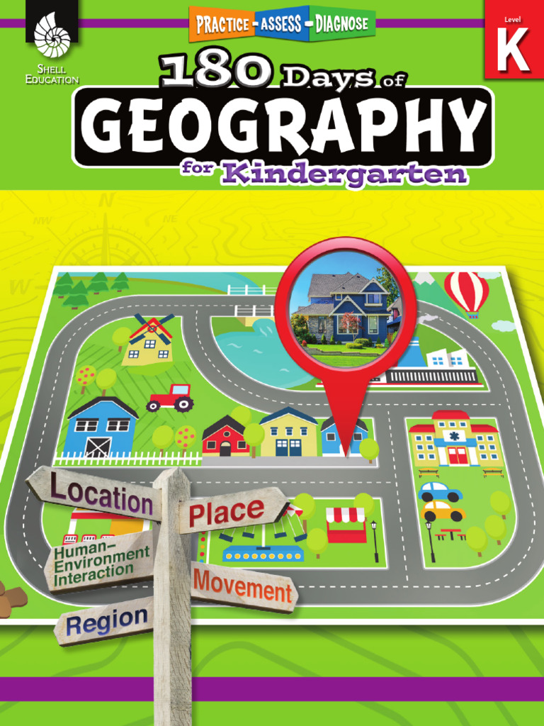 180 Days of Geography For Kindergarten Practice, Assess, Diagnose ...