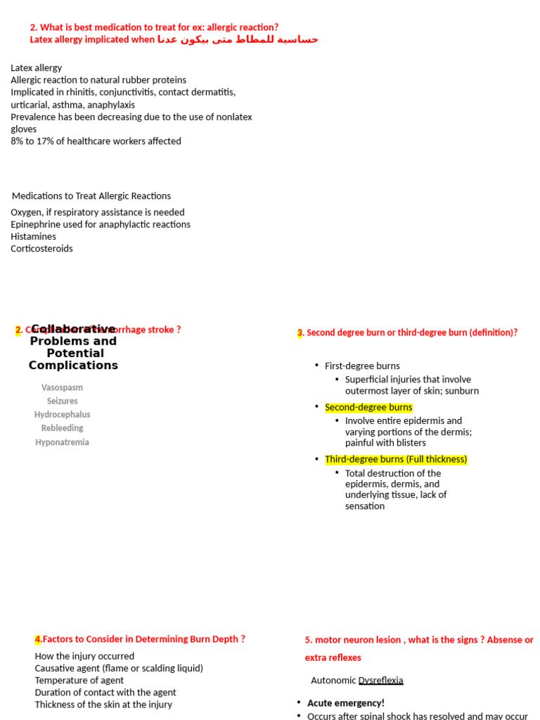 Revision Adult 2 FWA | PDF | Allergy | Stroke