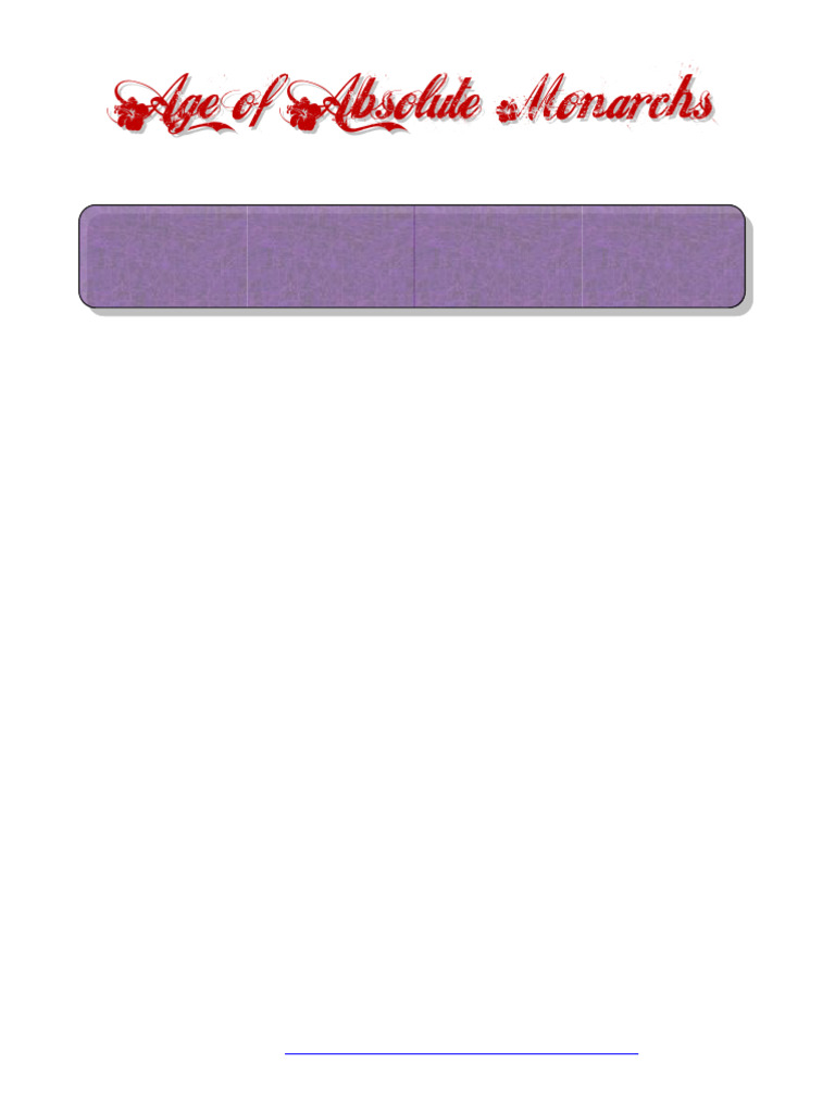 04_-_Absolute_Monarchs_People_Matching | PDF | Absolute Monarchy ...