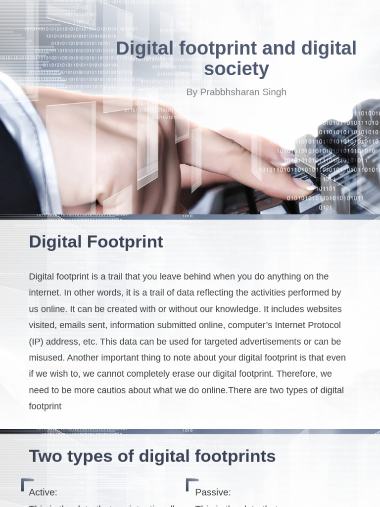 Digital Footprint and Digital Society | PDF | Internet | Popular ...