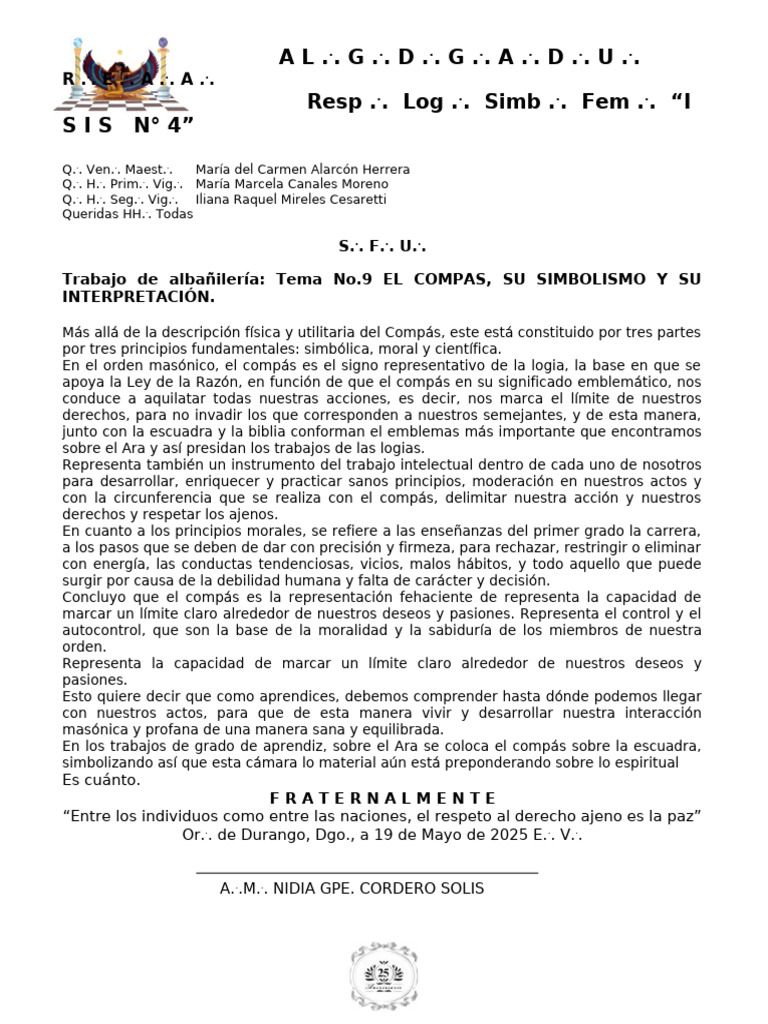 Tarea Tema 9. El Compas | PDF