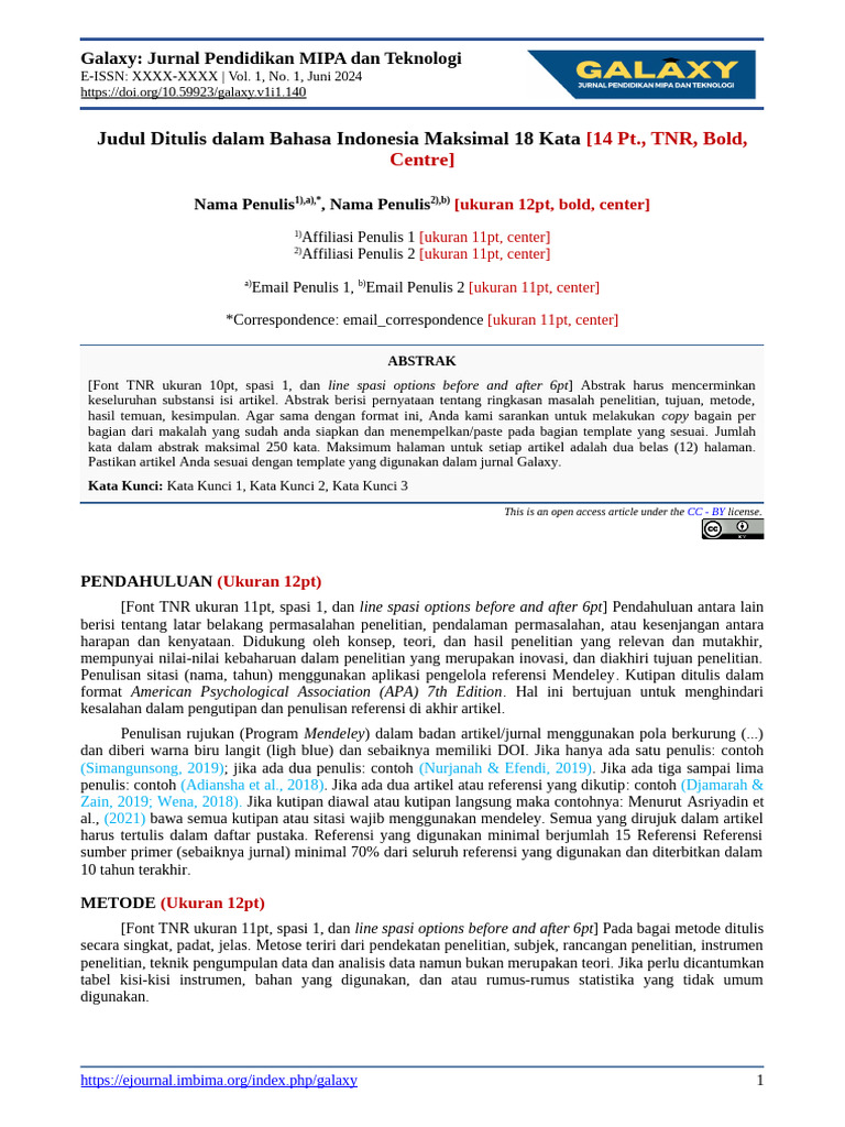 Template Galaxy | PDF