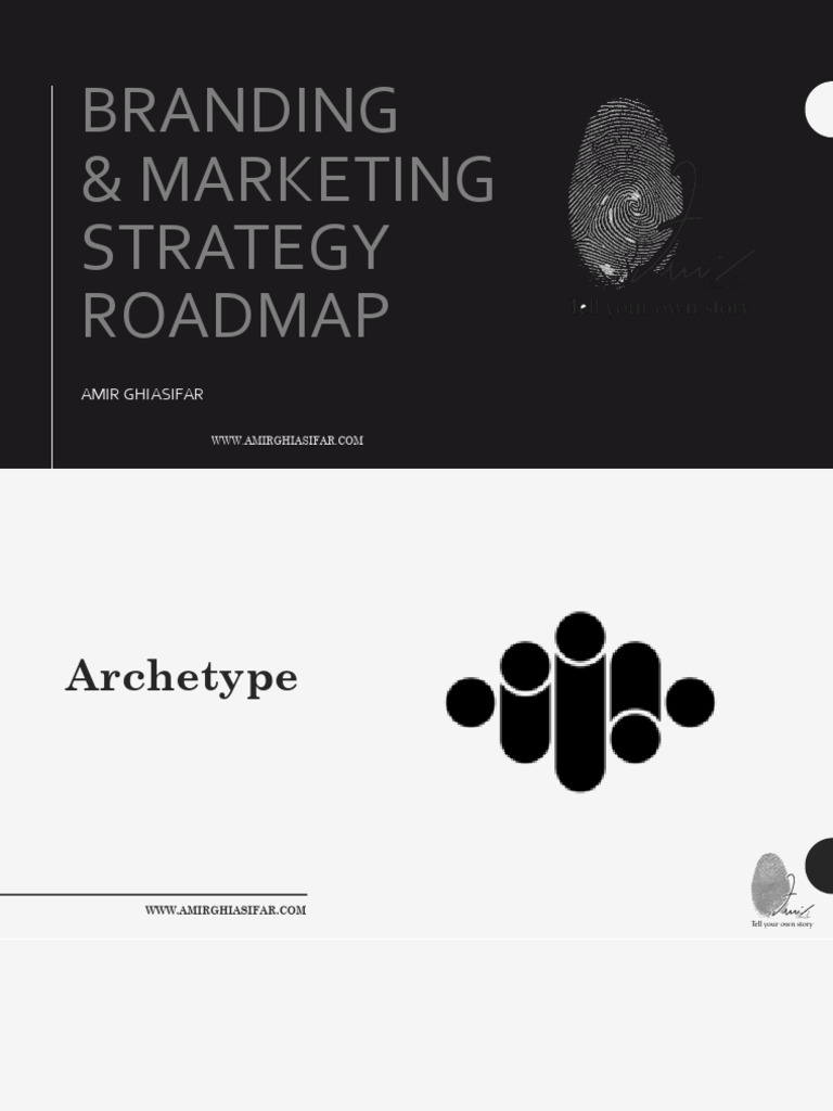 Branding & Marketing Strategy Roadmap: Amir Ghiasifar | PDF