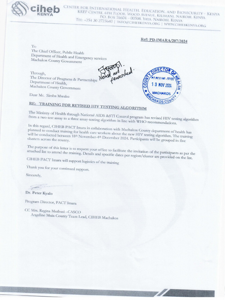 Training On Hiv Testing Algorithm Pdf 1578