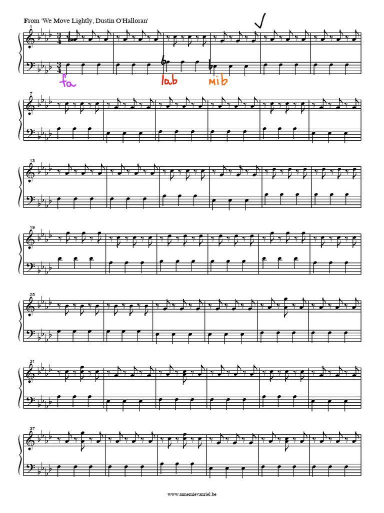 Dustin O'Halloran-We Move Lightly | PDF