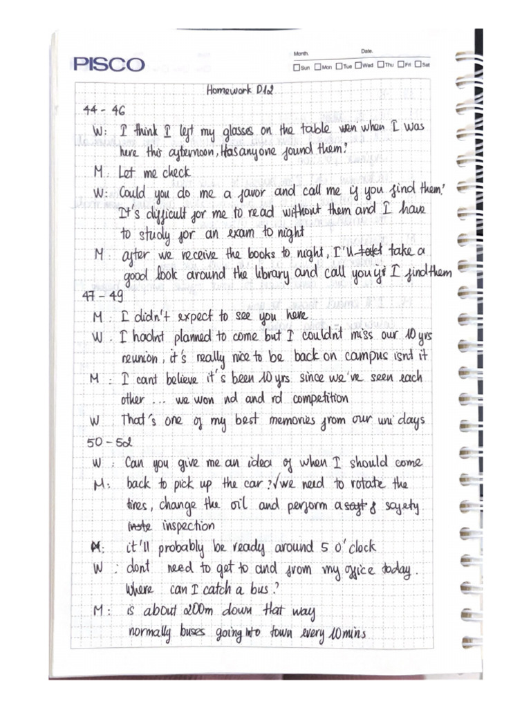 Homework D12 Pdf