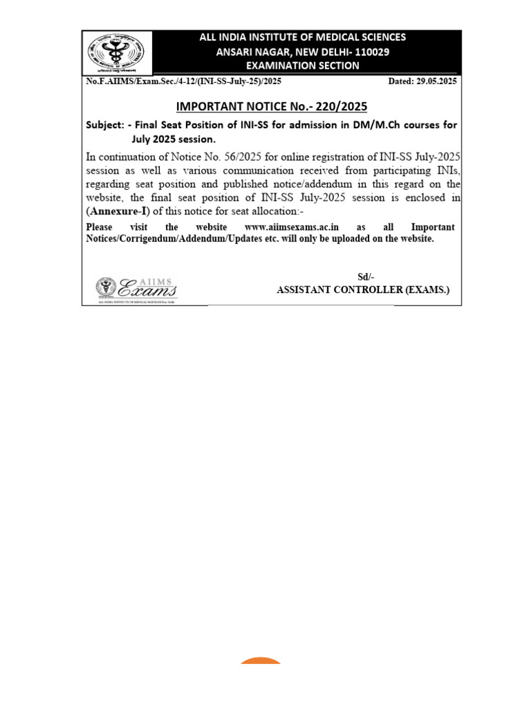 3-Final Seat Position After Exam | PDF | Pediatrics | Medical Specialties