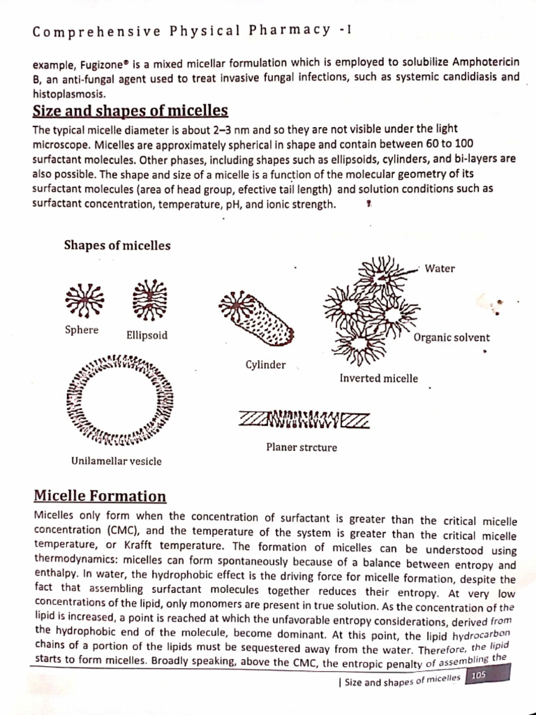 Micelle Types | PDF