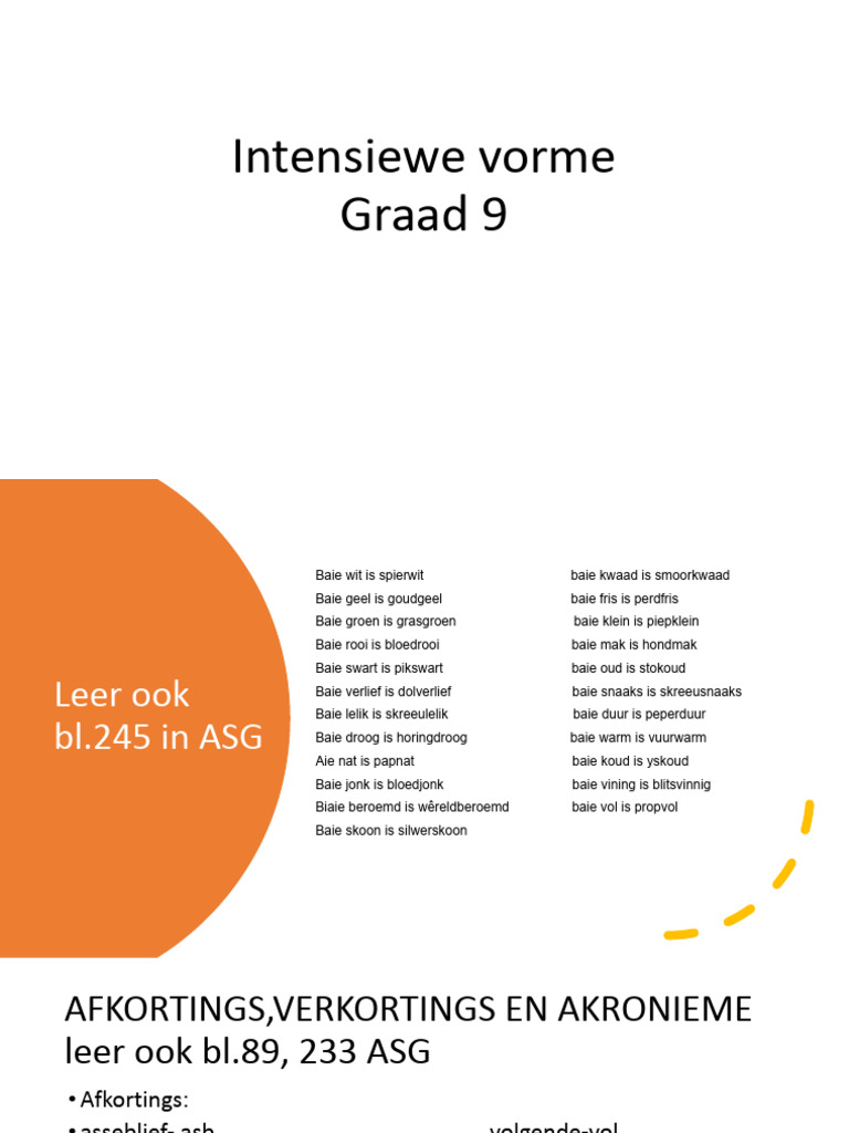 Intensiewe Vorme GR 9 | PDF