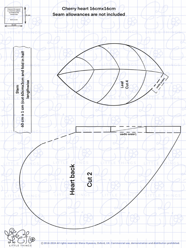 Cherry Heart Pattern | PDF