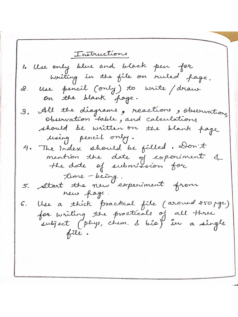 Science Practical Class 10 | PDF