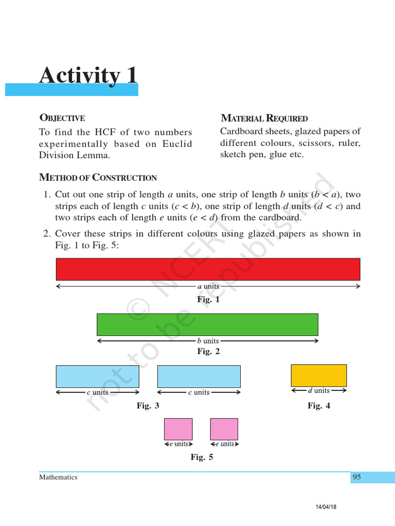 Activities File (Class 10th Maths) | PDF | Printing Materials | Paper